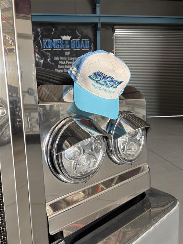SRV Truckers Hat - Baby Blue – srvmerchandise
